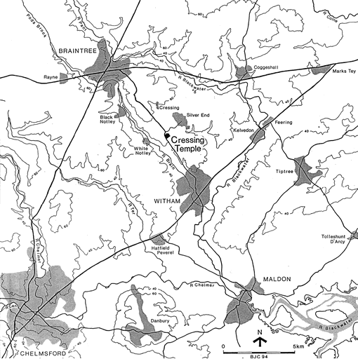 11. Dowsing Archaeological Features - Site of Cressing Temple.